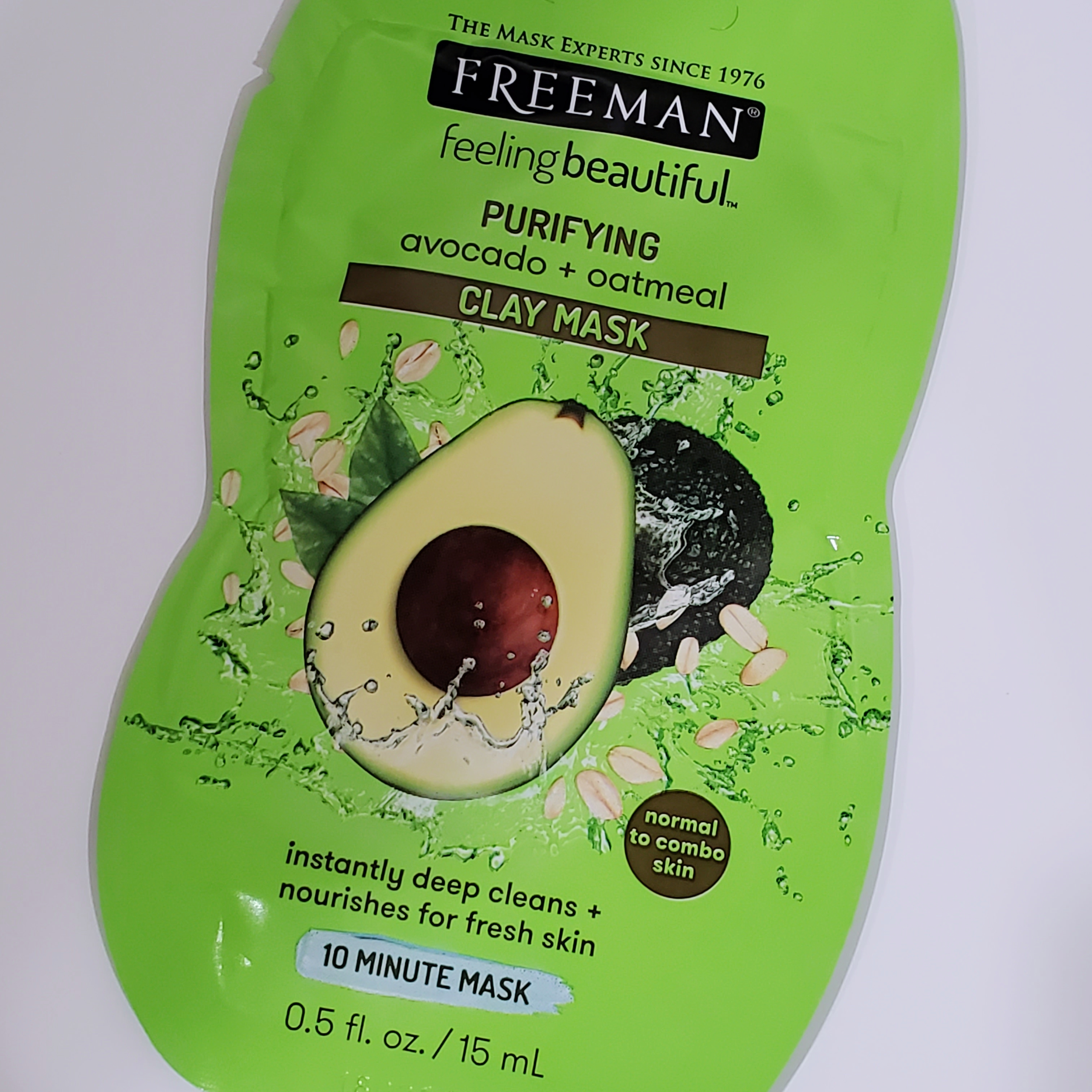 Freeman Feeling Beautiful Purifying Avocado + Oatmeal Clay Mask Review